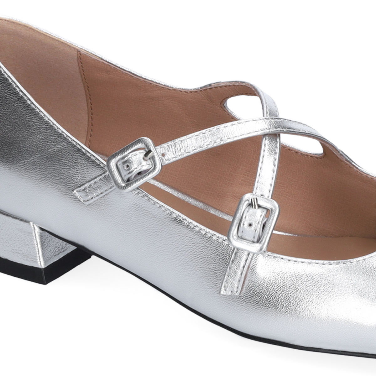Cardiff Pump 35 - Silver – Chou Chou